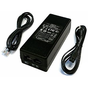 Mitel Networks 51015131 48volt DC Ethernet Power Adapter 100-240V 802.3AF