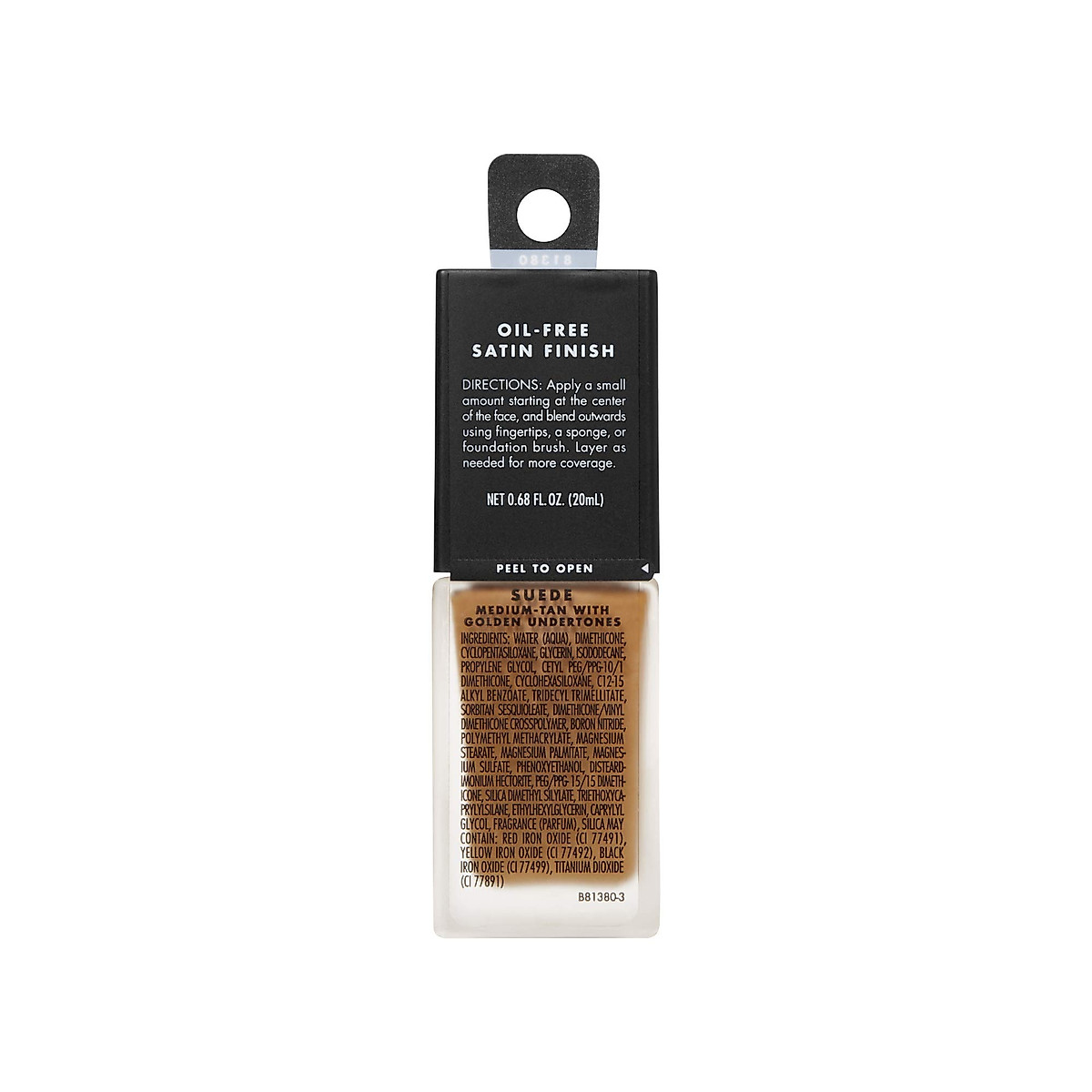 e.l.f. Flawless Finish Foundation, Lightweight & Medium Coverage, Semi-Matte Finish, Suede, 0.68 Fl Oz (20mL) (Pack of 3)