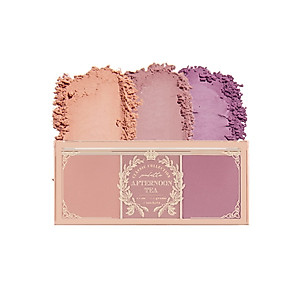 I'm Meme Palette - Afternoon Tea Blusher | Fruit Flavor for Cheek, Soft Pink, Peach, Lavender, 3 Shades Palette, Matte Powder Blush for Face & Cheeks, For All Skin Tones, 0.4oz