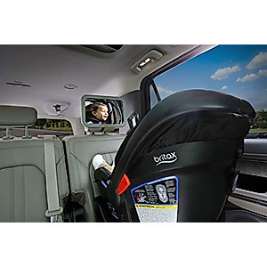 Britax Baby Car Mirror for Back Seat - XL Clear View - Easily Adjusts - Crash Tested - Shatterproof