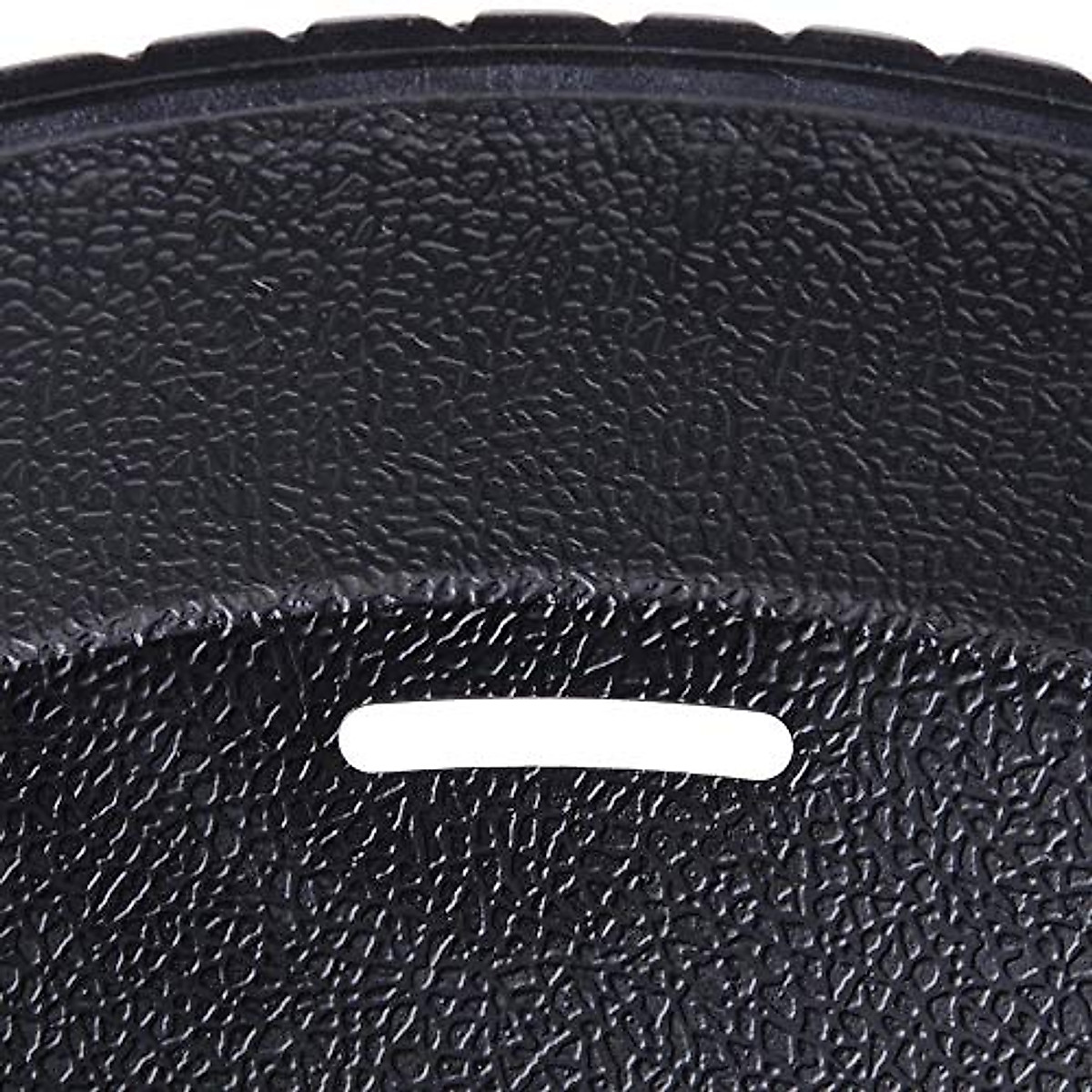 G.E.T. RB-880-BK Round Serving Basket with Base and Drainage Slots, 10.5", Black (Set of 12)