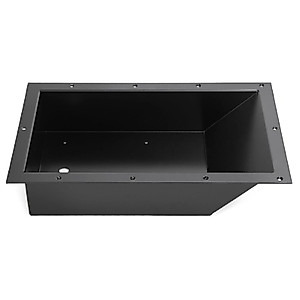 UanofCn 100RTMP Trolling Motor Tray for Minn Kota Motor Corded Foot Pedal Control Pan Coated Aluminum and Recessed