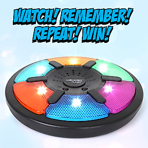 Point Games Handheld Memory Game, Kids Electronic Games, Sequence Fun for Kids with Lights & Sounds, Brain Challenge for Boys & Girls Ages 8+