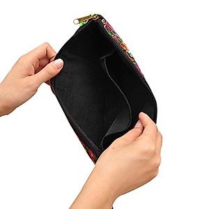 Polytree Women's Retro Ethnic Embroider Wallet (Butterfly Flower)