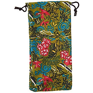 Maui Jim Sunglass Microfiber Pouch, Green, Small