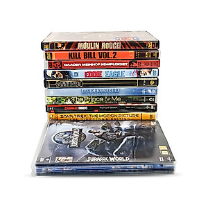 Tarifold DVD Protective Sleeve with Closing Flap for DVD Storage, Space for DVD and DVD Cover, 100/Pack (10281)