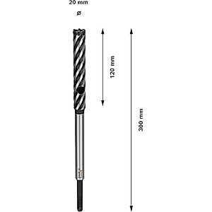 Bosch 2608586996 Four Cutter "Rebar Cutter" Sds-Plus 20mmx4.72inx11.81In