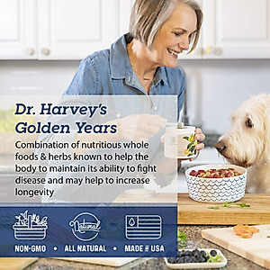 Dr. Harvey's Golden Years Geriatric Herbal Supplement for Senior Dogs, 7 Oz