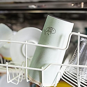 bioGo 16oz To Go Coffee Cups Reusable - Perfect Size Travel Coffee Cup with Lid, Lightweight & Sturdy - Keeps Coffee Hot, Microwave & Dishwasher Safe Travel Mug - Ideal for Work & Driving (Pink)