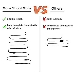 MOVE SHOOT MOVE Lens Warmer with Cold Flexible Cable Down to -25 Dew Heater Preventing Lens from Fogging and Condensation, Compatible with Telescopes and Camera in 4.26" Diameter