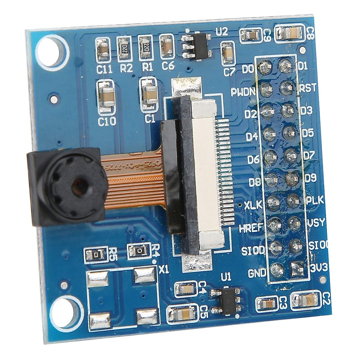 0.3MP OV7725 Camera Module with Adapter Development Board STM32 SCM Computer Components for Beginner