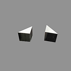 Optical Glass Triangular Prism，Right Angle Prisms for Teaching Light Spectrum Physics and Photo Photography Prism Optical K9 Testing Instrument, 15mm