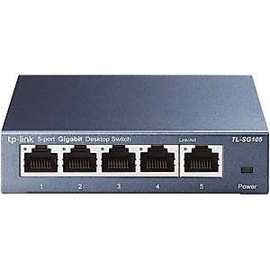 TP-Link 5 Port Gigabit Ethernet Network Switch (TL-SG105) & 8 Port Gigabit Ethernet Network Switch (TL-SG108)