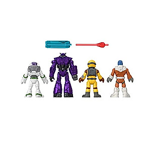 Fisher-Price Disney and Pixar Lightyear Toys, Imaginext Buzz Lightyear Mission Multipack Figure Set for Preschool Pretend Play Ages 3-8 Years