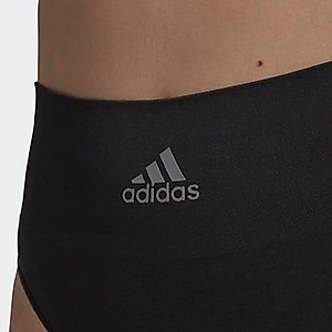AdidasWomensMicro-stretch Seamless Thong Panties, SinglesBlackSmall