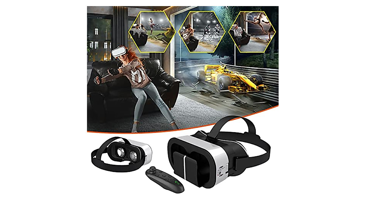 Vr 3D Virtual Reality Glasses, FOV 110° Wide Viewing Angle, Eye ...