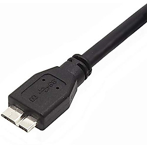 ITD ITANDA USB 3.0 Micro Cable, 3.3ft USB 3.0 A to Micro B Cable Charger Compatible with Samsung Galaxy S5, Note 3, Note Pro 12.2, WD Western Digital My Passport and Elements Hard Drives