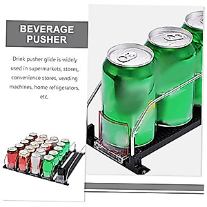 BESTonZON drink manager soda dispenser display fridge bottle can organizer drink replenishment pusher drink pusher a vending machine Drink Plastic Replenishment Pusher hydrating push hands
