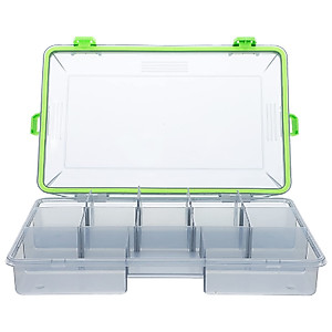 BESPORTBLE 1Pc Box Fishing Gear Storage Box Fishing Trays Tackle Organizer Tackle Bag jewelery organzer Lures Bag Earring Holder Fishing Storage Organizer Portable Plastic Bead Earrings