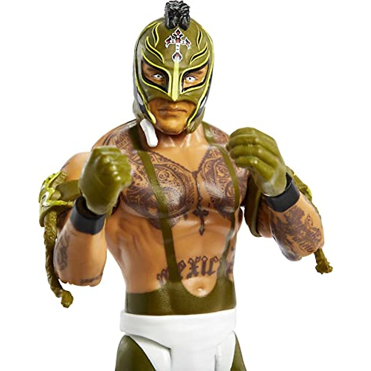 WWE Basic Rey Mysterio Action Figure, Posable 6-inch Collectible for Ages 6 Years Old & Up, Series # 127