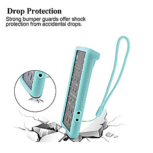 CHUNGHOP Remote Control with Cover Replacement for Bose Music System I II III IV, Compatible with Bose Sound Touch Music Radio System (Remote+Glow Blue Cover)