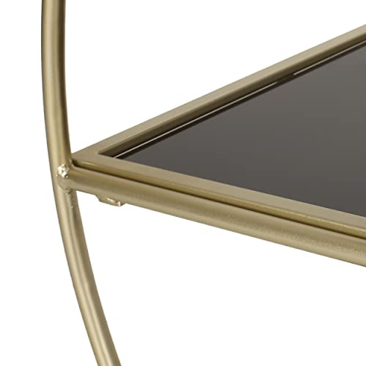 Christopher Knight Home Cragin Bookcase, Gold + Black