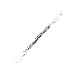 Mixing Palette Small Stainless Steel Makeup Palette Rec Shape Mixing Plate Tools with Spatula Nail Art Palette for Blending Cosmetic Shades