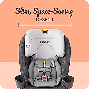 Century Drive On 3-in-1 Car Seat – All-in-One Car Seat for Kids 5-100 lb, Metro