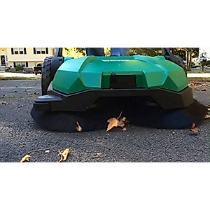 BISSELL BigGreen BG355 Deluxe Triple Brush Push Power Sweeper, 21”, 9 gal Debris Container, 43" Height, 21" Width, Polypropylene, Green