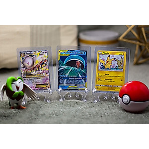 10 Display Stands for Trading Cards and Toploaders - Showcase Your Collection - for Regular and Graded or Encased Top Loaders - Invest x Protect (Toploader Display Stands, 10 Pack)