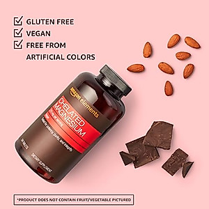 Amazon Elements Chelated Magnesium Glycinate, 270 mg per Serving (2 Tablets), Vegan, 240 Tablets (Packaging may vary)