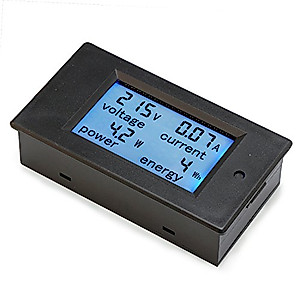 DROK 200123 Digital Multimeter AC 80-260V 100A Voltage Amperage Power Energy Meter AC Volt Amp Tester Voltmeter Ammeter Watt Meter