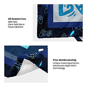 SIKLTY 10 Year Old Boy Gift Ideas, Coolest Gifts for 10 Year Old Boys, Boys Age 10 Gift for Birthday, 10th Birthday Decorations for Boy, Best 10 yr Old Boy Birthday Gift Throw Blanket 60 x 50 Inch