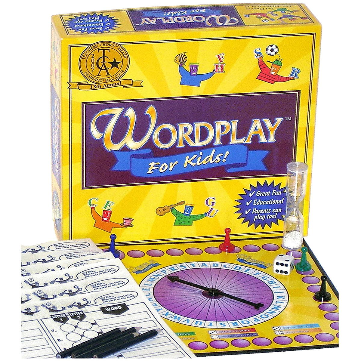 Wordplay for Kids — The Fast-Paced, Award-Winning Game Where Kids Race to Create Words — Fun & Educational for The Whole Family, Ages 6 & Up