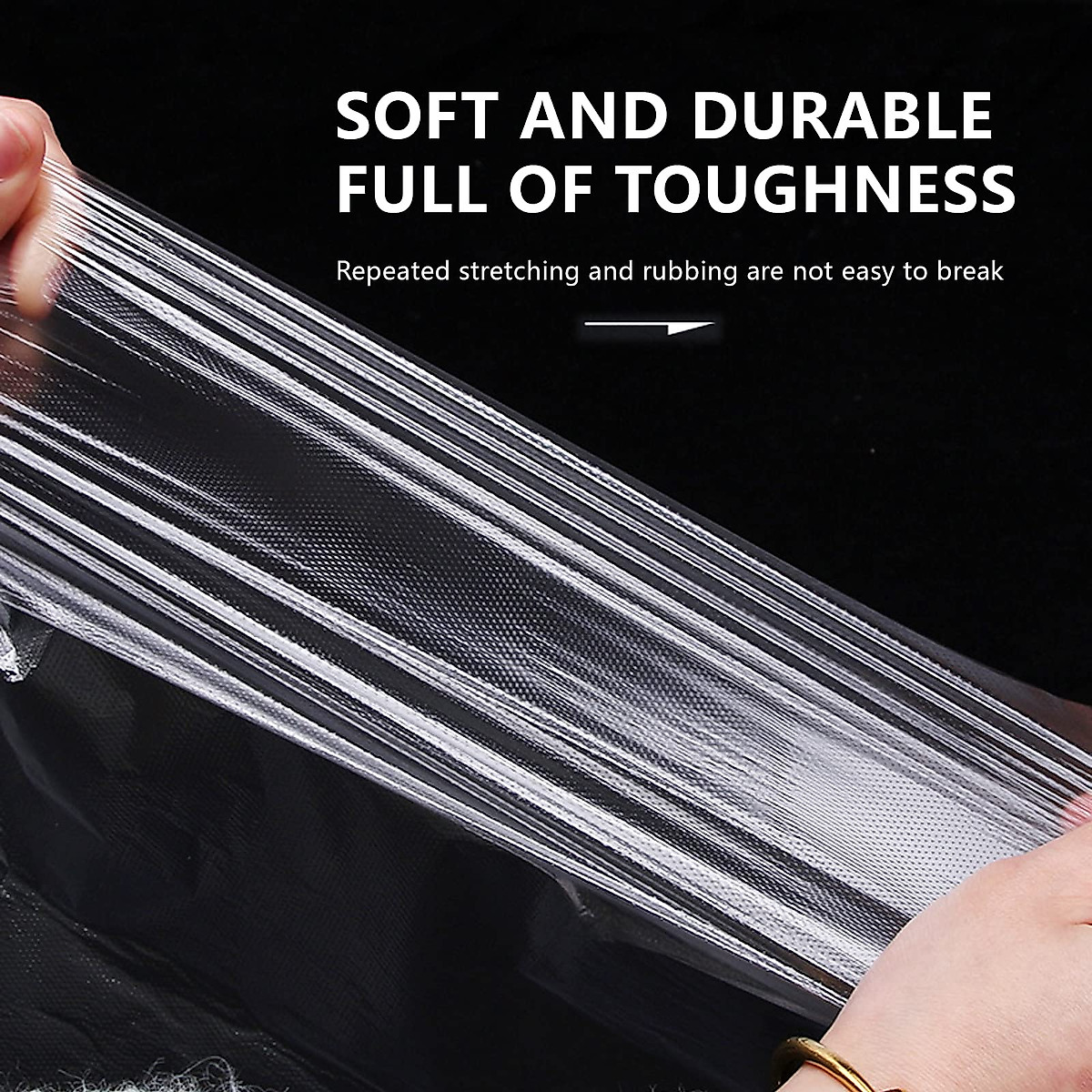 Yuroochii 100 Pieces Disposable Aprons，36×24 Inches Plastic Lightweight Apron for Painting Party, Cooking, Housework, Picnic