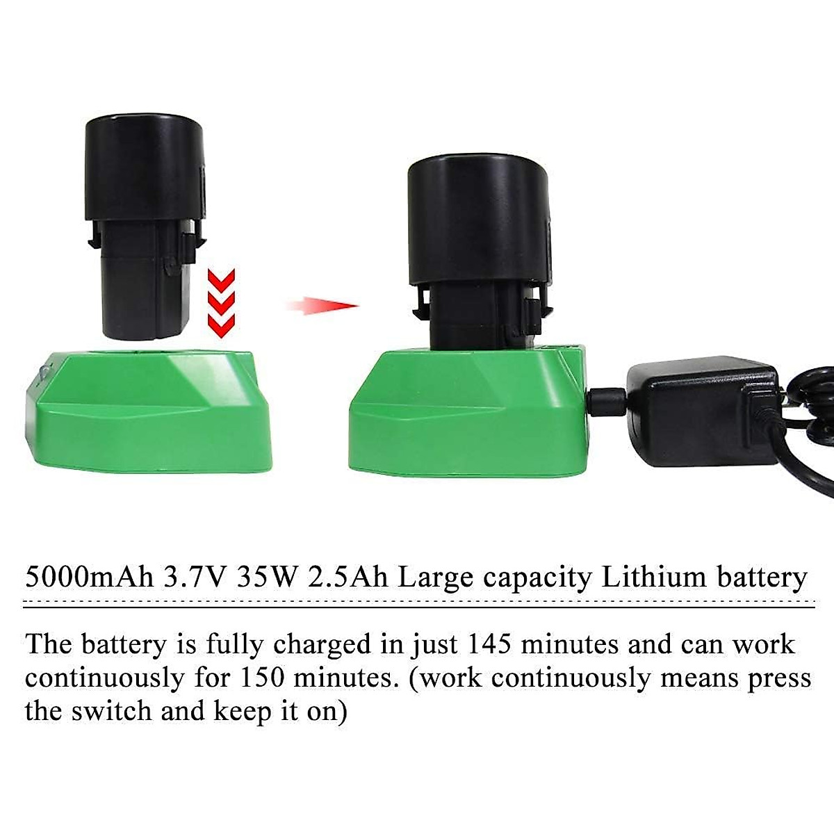 MXBAOHENG WBT-2 Cordless Electric Scissors for Cutting Fabric/Carpet/Sponge/Paperboard Rechargeable Shears Cutter w/ 2 Blades