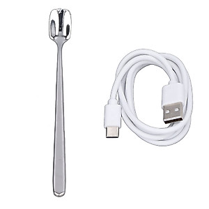 Coffee Mug Warmer and Cooler, 2 in 1 Beverag Fast Cooling Heating Coffee Mug Electric Drink Cooler Warmer Cup with Curved Handle Nonslip Pads, Coffee Cup Warmer for Coffee Milk Tea (Green)