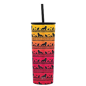 Simple Modern Disney Lion King Insulated Tumbler Cup with Flip Lid and Straw Lid | Gifts for Women Men Reusable Stainless Steel Water Bottle Travel Mug | Classic Collection | 24oz Lion King