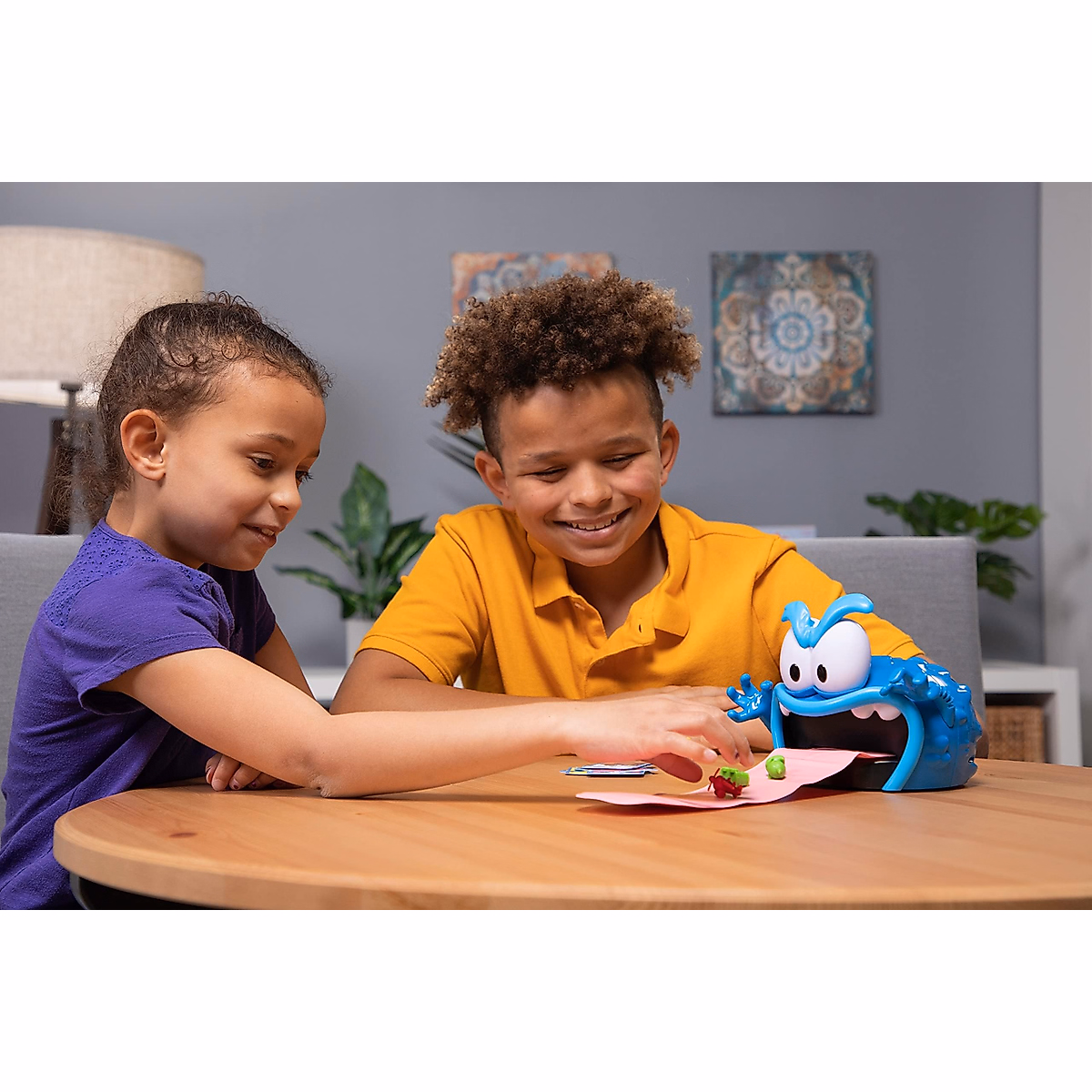 Gobble Monster Game - Save Your Toys from The Monster's Tongue Before It's Too Late by Goliath,Multicolor