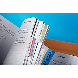 Post-it Tabs Value Pack, Asst Primary Colors, 1 in and 2 in Sizes, 114 Tabs/Pack (686-VAD1)