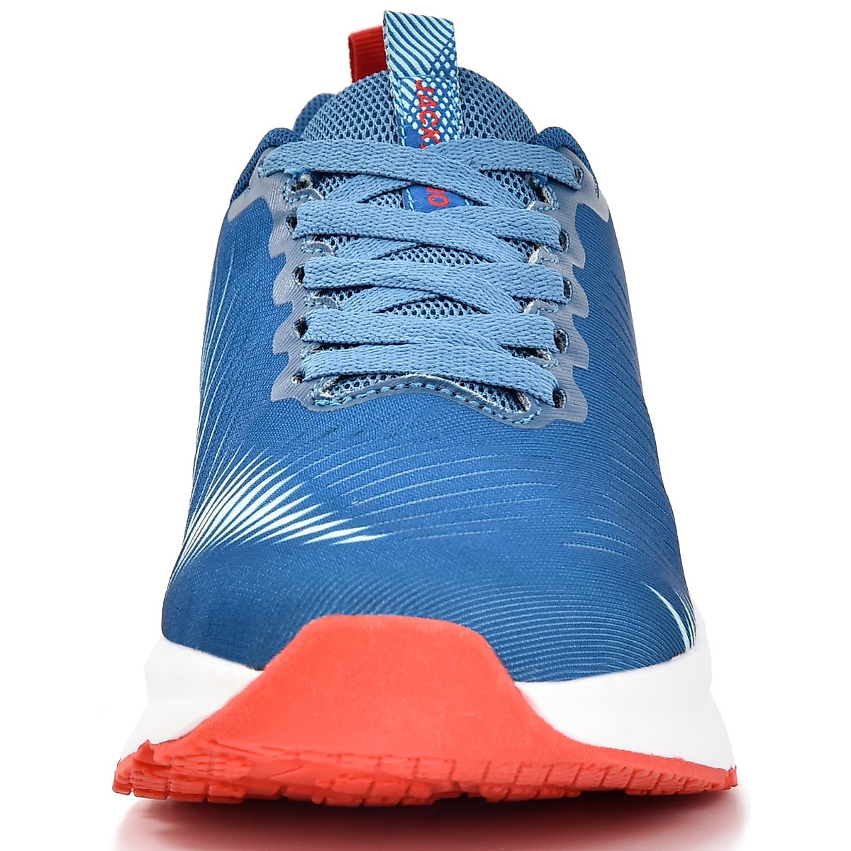 JACKSHIBO Wide Toe Box Shoes for Men Extra Wide Width Sneakers Women Road Running Walking Cloud Shoes Lightweight Breathable Cushioned Athletic Tennis Rubber Outsole Light Orange 9.5women/8men