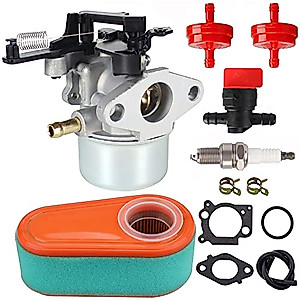 591137 Carburetor for Briggs Stratton 591597 216852 590780 593380 591137 110P02 110P05 8.75 875 series 190cc Engine Fits Troy-Bilt 020568 020676 8.5 850ex Pressure Washer