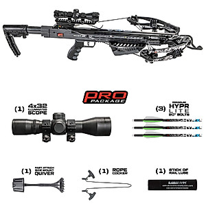 Killer Instinct Burner 415 Crossbow Package. The Burner 415 Shoots a Heart Stopping 415 FPS, Packing a Whopping 141 Foot Pounds of Kinetic Energy, All Released with a 3.5 Precision Grade Trigger.