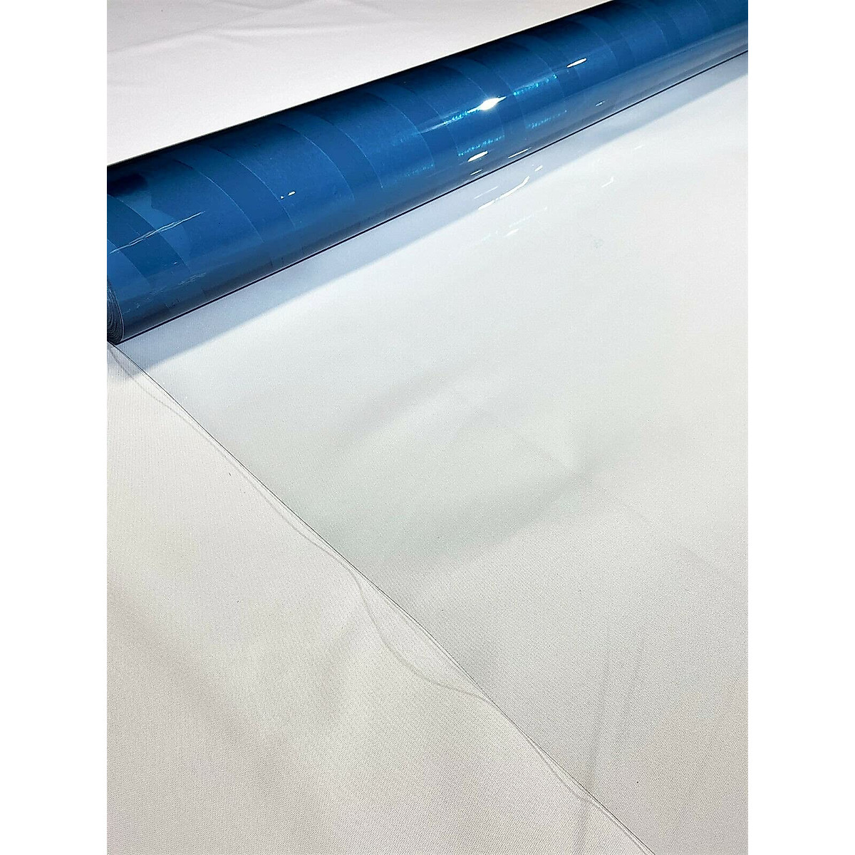 USA Fabric Store Clear Vinyl 30 Gauge Isinglass Double Polished Marine Boat by The Foot 54 Wide