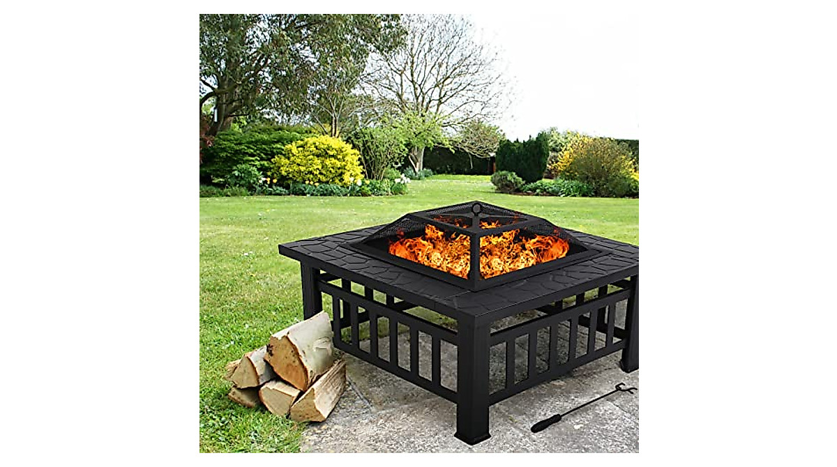 Buy MGHH 32-Inch Smokeless Fire Pit Table for Outdoor Gatherings