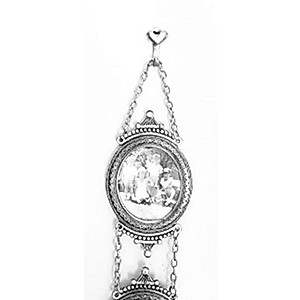 Norma Jean Designs 3PC Set Mini Heart Hooks, Antique Silver