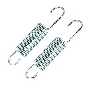 Souldershop 3-5/8 inch Replacement Recliner Chair Mechanism Furniture Tension Springs Long Neck Style [3.46'' Inside Hook to Hook] (Pack of 2)