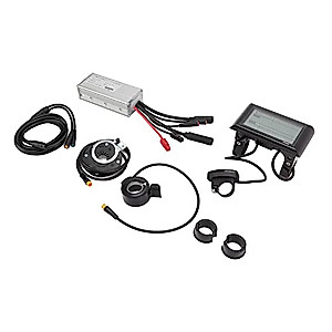 VGEBY Bicycle Speed Controller Kit, Electric Bike Motor Controller 22A Speed Controller 36V 48V with S900 Panel 1 to 2 Cable for 500W Motor