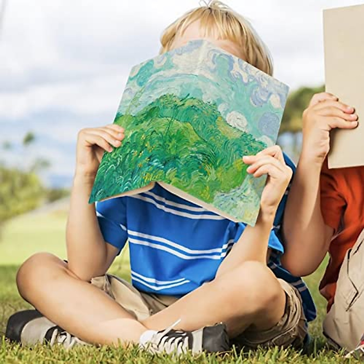 YEXIATODO Van Gogh Check Book Cover for Personal Checkbook Back To School Supplies Wheat Field Hard Books Cover for Paperback Washable Book Protector- Padded,Tablet Pc Case Covers