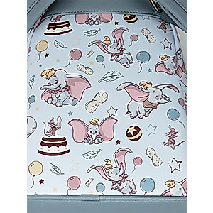 Loungefly Disney Dumbo Allover Print Womens Double Strap Shoulder Bag Purse